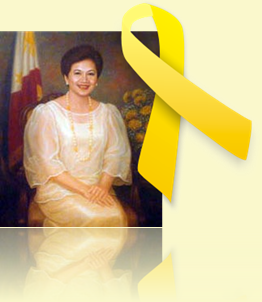 One cent of me: Yellow Ribbon for Former President Corazon “Cory" Aquino